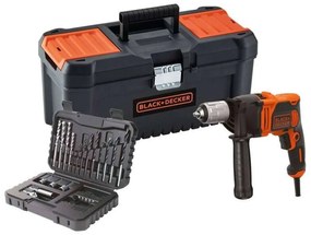 BLACK+DECKER - Příklepová vrtačka 850 W, s příslušenstvím BEH850KA32-QS