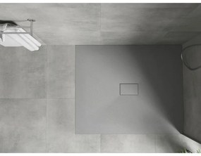 Mexen Hugo, SMC obdélníková sprchová vanička 140 x 100 cm, šedá, 42611014
