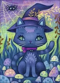 HEYE Puzzle Dreaming: Kočka čarodějka / 1000 dílků / 50 x 70 cm