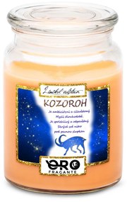 Svíčka Kozoroh (22.12. - 20.1.) - modrá (Vůně svíčky: Tropické ovoce)