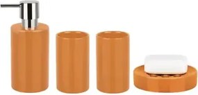 Spirella TUBE mýdlenka oranžová / keramika