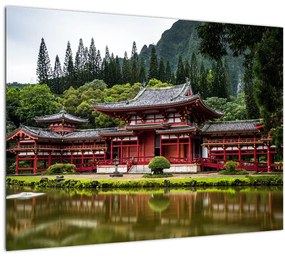 Obraz - čínská architektura (70x50 cm)