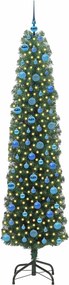 Umělý vánoční stromeček Zelená 240 cm PVC, ocel a plast 3394976