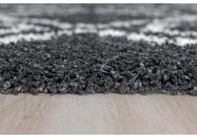 Kusový koberec Shaggy vlas 50 mm kouřový 4  80x150 80x150cm