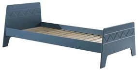 Dětská postel annie 90 x 200 cm modrá MUZZA