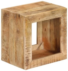 Stolička 40 x 30 x 40 cm masivní mangovníkové dřevo - Default Title