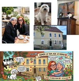 Personalizovaný hrnek z vlastní fotky pro rodinu – Komiksový styl