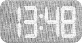 TFA 60.2042.02 / Digitální budík / látkový panel / LED číslice / USB n