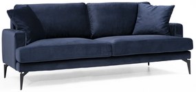 Atelier del sofa Třímístná pohovka PAPIRA námořnicky modrá 560ARE1308