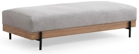 Taburet ETI 158 cm šedý/dub přírodní
