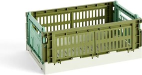 Úložný box Crate Mix Colour Dark Mint S HAY
