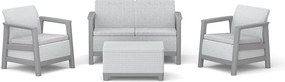 Světle šedý zahradní lounge set pro 4 Scandi Linea – Keter