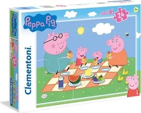 Clementoni PUZZLE Prasátko Peppa MAXI / 24 dílků / od 3 let