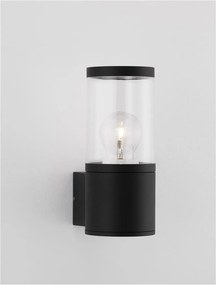 NV 9002873 Venkovní nástěnné svítidlo CETERA černý hliník a akryl E27 1x12W 220-240V IP54 bez žárovky - NOVA LUCE