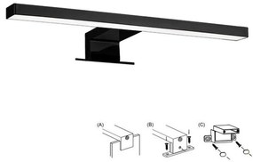 Top Light GILA C - LED Koupelnové osvětlení zrcadla LED/5W/230V IP44