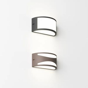 Ideal Lux - Venkovní nástěnné svítidlo REX 1xE27/60W/230V IP44 hnědá