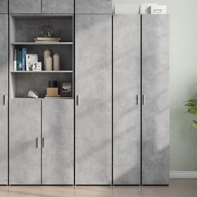 Skříň highboard betonově šedá 40x42,5x185 cm kompozitní dřevo 3281402