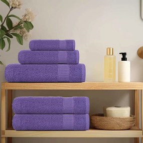 Ručníky FROGN 10 ks fialové 100x150 cm 360 g/m² 136886