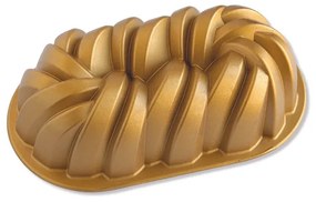 Forma na chlebíček 75. Anniversary propletená zlatá
