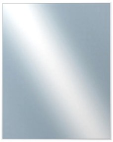 DANTIK - Zarámované zrcadlo - rozměr s rámem cca 80x100 cm z lišty Hliník bílá | P03-027 (7003027)