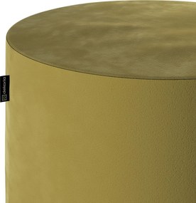 Sedák Barrel- válec pevný barva zelená látka lesklé, sametová