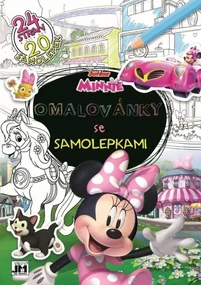 Jiri Models Omalovánky se samolepkami A4 Minnie | BIANO