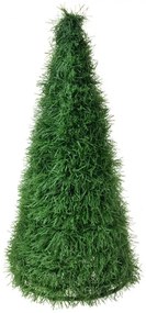 Dekorace stolní umělý vánoční stromeček zelený – 21x50 cm