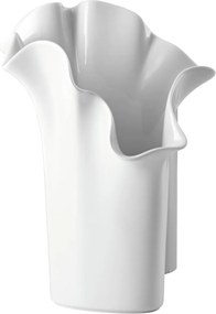 Váza Asym 30 cm bílá