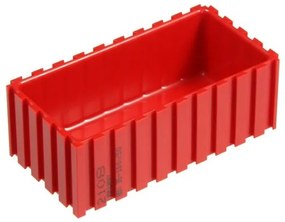 Plastová krabička na nářadí 35-100x50 mm, červená