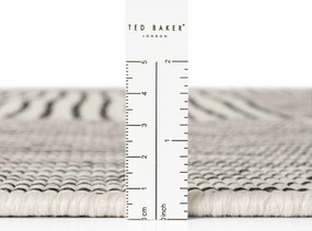 Ted Baker, Kusový koberec Ted Baker Haringey 106372 Black White, 120x170, černobílá, chodba / předsíň