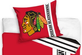 Hokejové povlečení NHL Chicago Blackhawks Belt Velikost: 140x200 + 70x90 cm