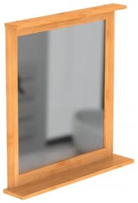 Obdélníkové koupelnové zrcadlo SCHÜTTE z bambusu