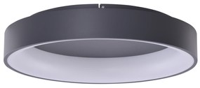 Moderní LED stropní svítidlo Solvent R 110 šedé s dálkovým ovladačem