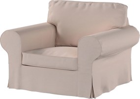 Potah na křeslo IKEA Ektorp barva růžová látka pletený vzor