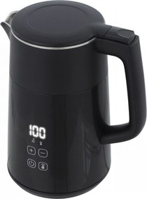 HOMCOM Elektrická konvice, 1,7 l, rychlovarná, 2200 W, s LED displejem, funkcí udržování teploty, ochranou proti provozu nasucho, bez PTFE