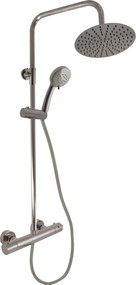 Slezák - RAV Sprchový komplet s termostatickou baterií TERMOSTATICKÁ - TRM82.5/5-01.4MGK, Metal Grey kartáčovaná