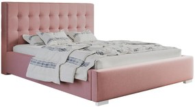 Čalouněná dvoulůžková manželská postel model Vencl Bed 2 Rib