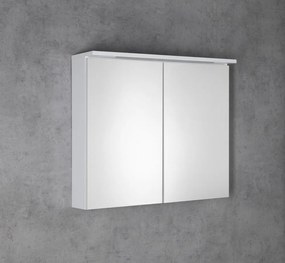 Aqualine Aqualine, KAWA STRIP Galerka s LED osvětlením 80x70x22cm, bílá, WGL80S