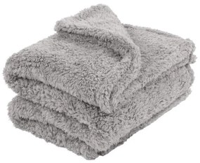 Plyšová deka v barvě taupe Tiseco Home Studio Teddy, 130 x 170 cm