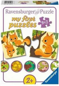 Ravensburger Moje první puzzle Zvířátka a mláďata 9x2 dílků / od 2 let