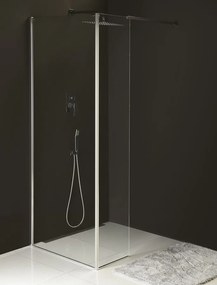 Polysan Modular Shower MS2A-100 stěna 100 cm k instalaci na zeď pro připojení pevného panelu