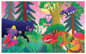 Mudpuppy Puzzle s lentikulárním efektem Les ve dne, v noci 75 dílků