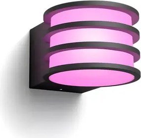 Philips Hue Lucca antracit / Venkovní nástěnné svítidlo / E27 / IP44 /