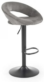 Halmar barová židle H102 barva: šedá