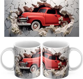 Keramický Hrníček Retro Auto 450ml