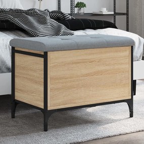 Úložná lavice dub sonoma 62 x 42 x 45 cm kompozitní dřevo - Default Title