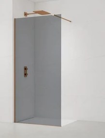 Sprchová zástěna SAT Walk-in 90 cm broušený rose gold SATBWI90KSPRRG