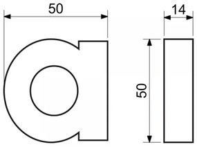 Domovní číslo "A", RN.100LV, strukturované