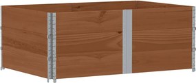 Zahradní truhlík hnědý 150 x 100 cm masivní borové dřevo 3295442