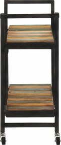 Kuchyňský vozík 87 x 36 x 81 cm masivní recyklované dřevo 321711